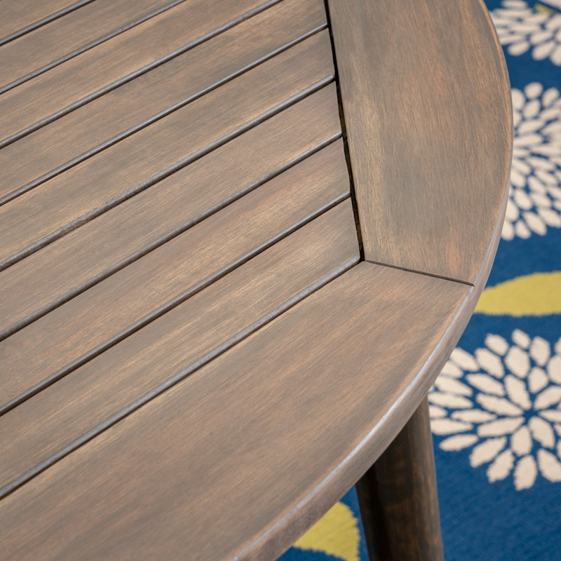 George Oliver Gardner Solid Wood Dining Table & Reviews | Wayfair