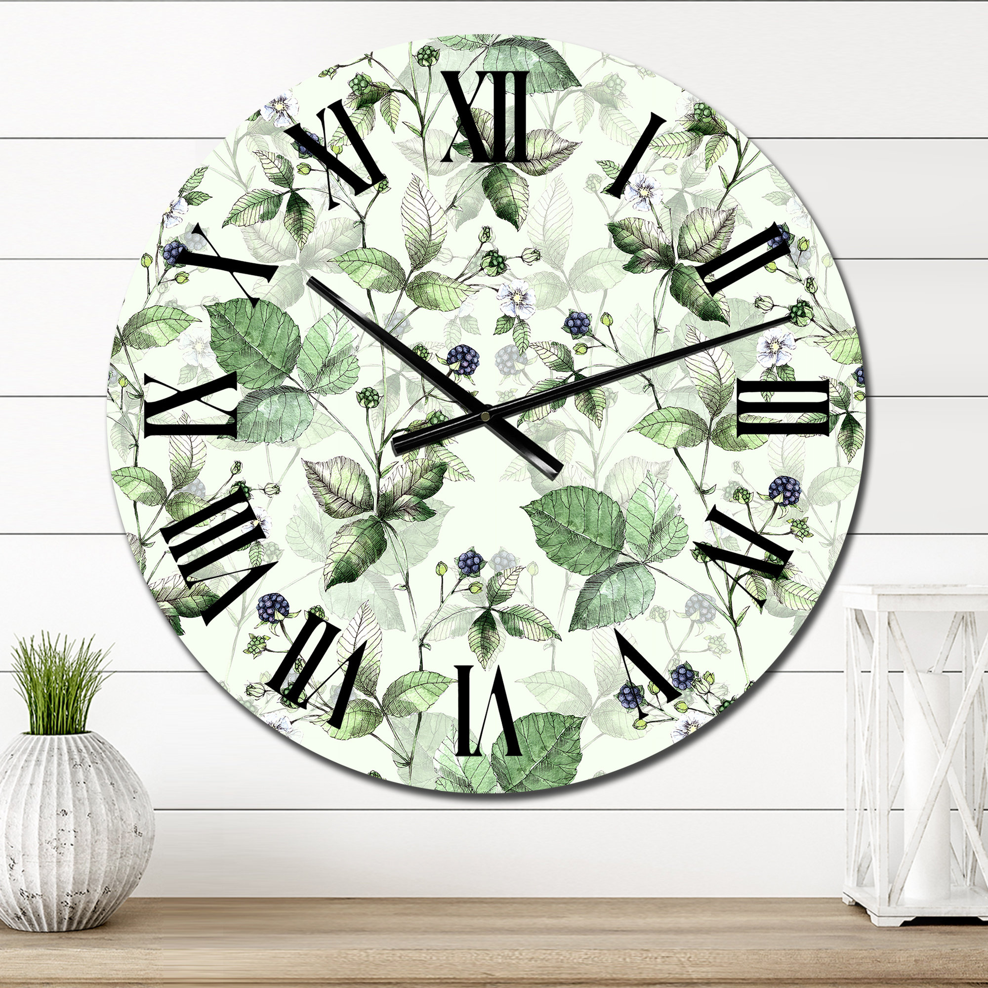 East Urban Home Oversized Moniya Wall Clock - Wayfair Canada