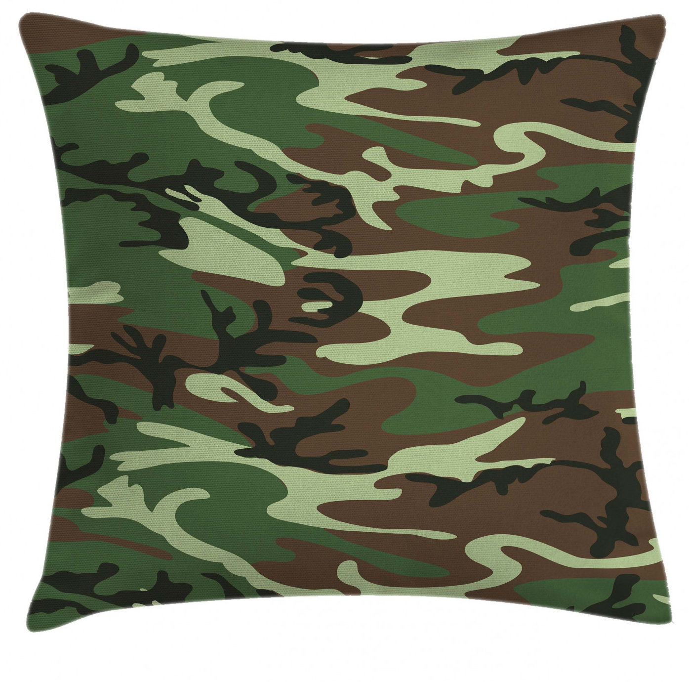 Ambesonne Indoor / Outdoor Camouflage 28" Throw Pillow Cover | Wayfair