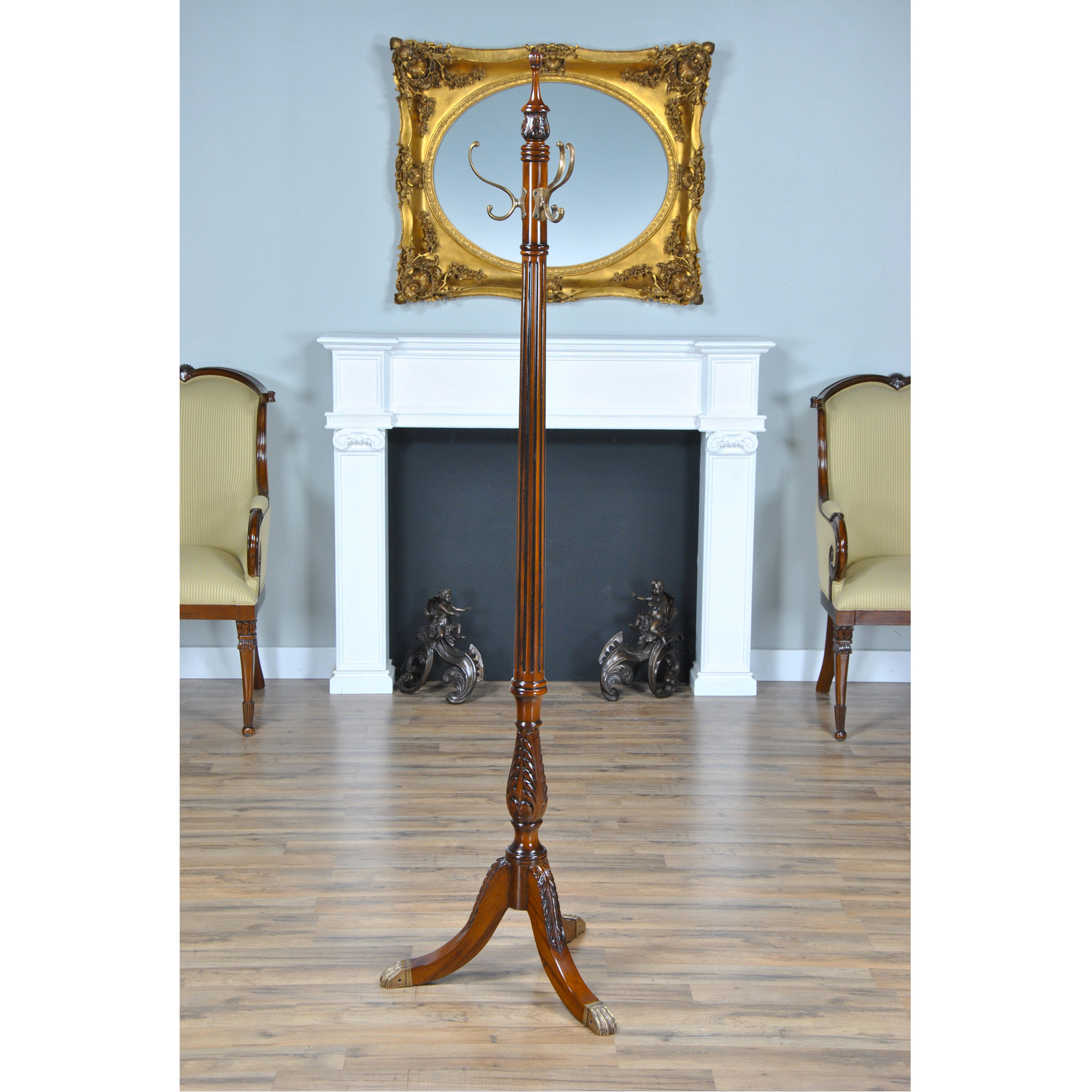 Astoria Grand Mahogany Solid Wood Hall Tree - Wayfair Canada