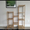Costway 32'' W Solid Wood Storage Rack & Reviews | Wayfair