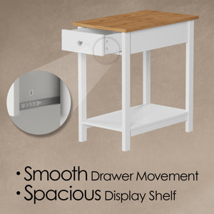 Lavish Home End Table with Storage & Reviews | Wayfair