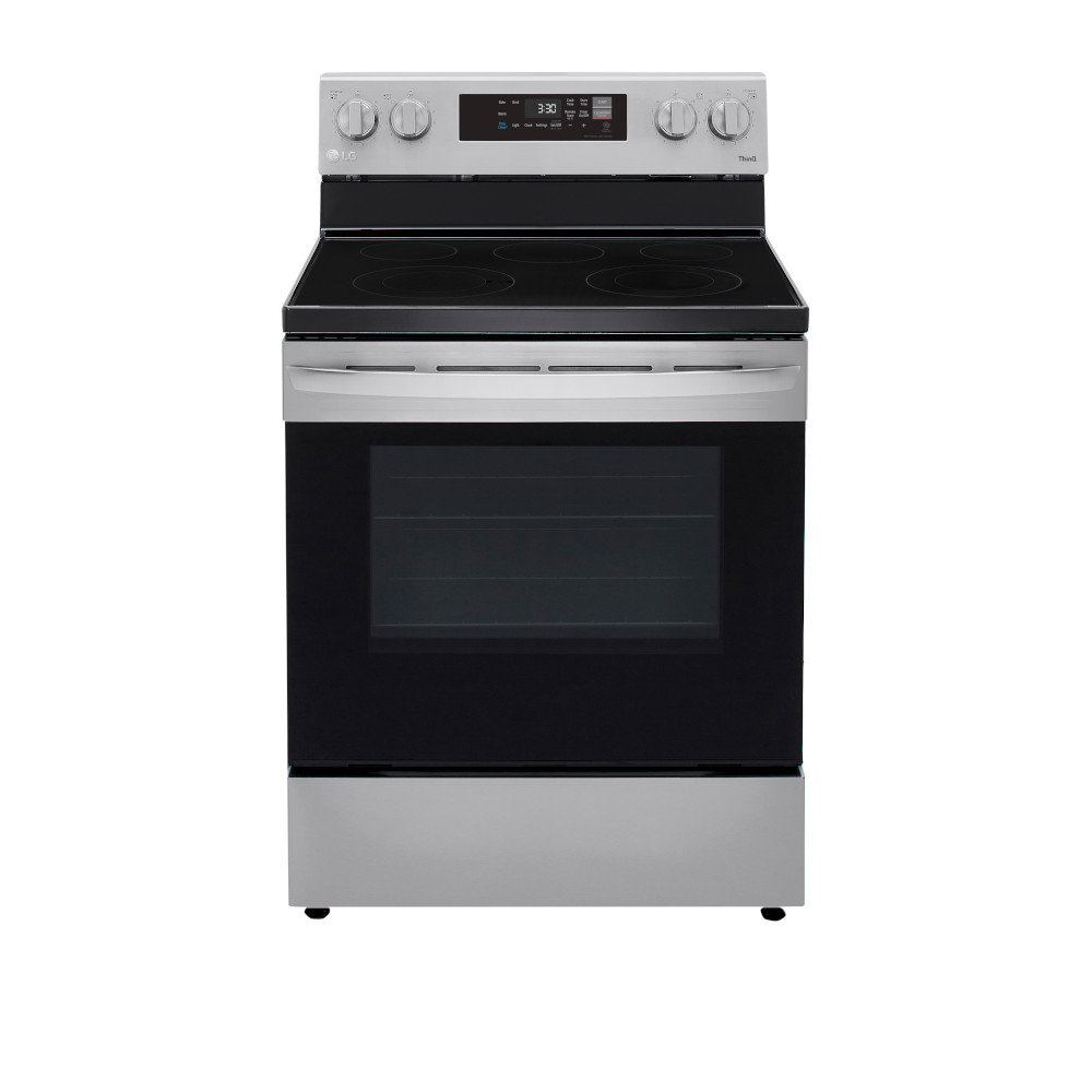 LG Smart Wi-Fi Enabled Electric Range with EasyClean®, Stainless Steel ...