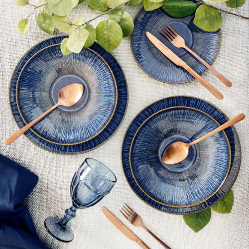 Brayden Studio® Aliyana Ceramic Dinnerware Set - Service for 4 | Wayfair