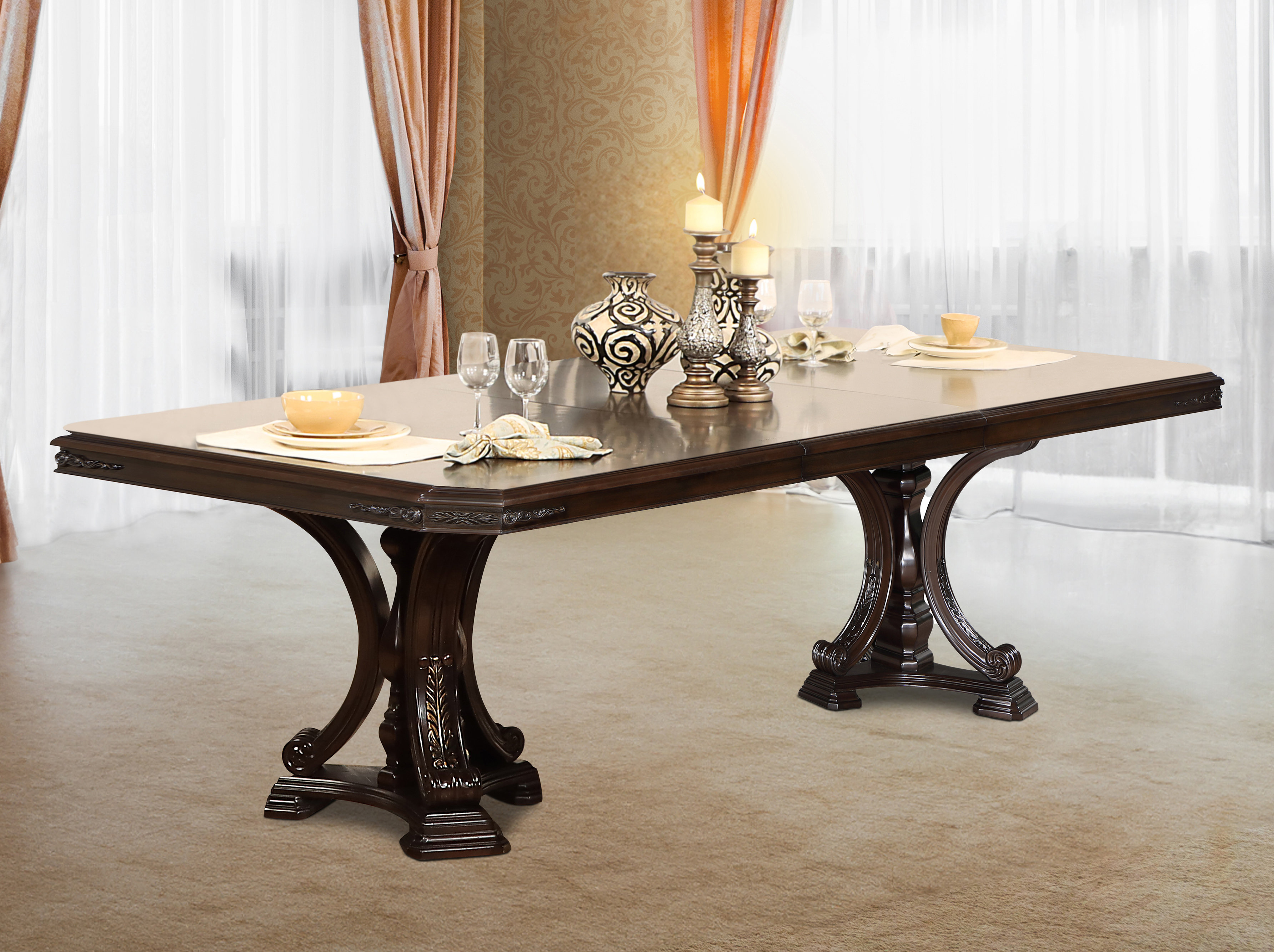 Royal Classics Palazzo Marina Extendable Solid Wood Dining Table | Wayfair