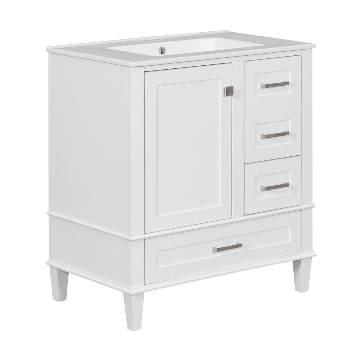 HOOSENG 30" Single Bathroom Vanity Set & Reviews | Wayfair