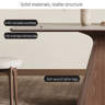 LJIA home Simple modern rectangular rock plate table sets | Wayfair