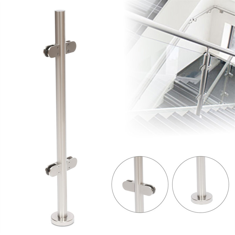 YYBSH Stainless Steel Railing Post (Middle Post) | Wayfair
