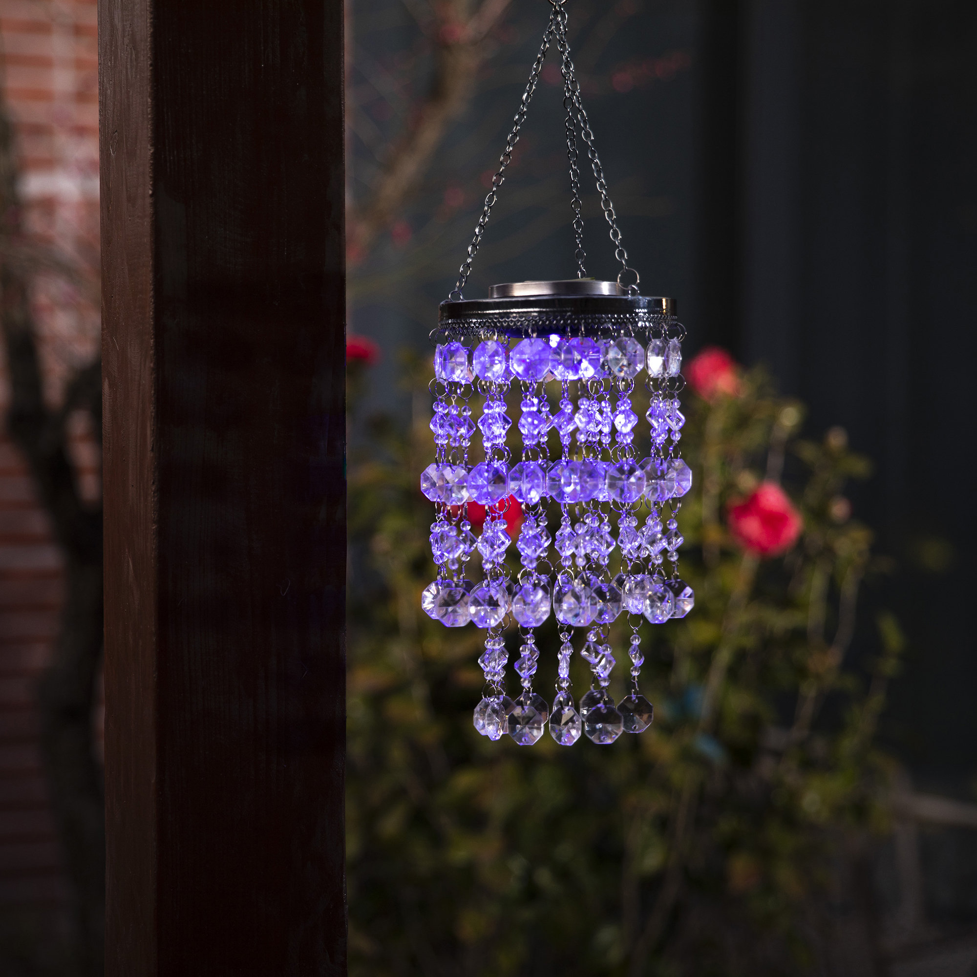 Rosdorf Park Cetus Acrylic Jewel Beaded Wind Chime | Wayfair