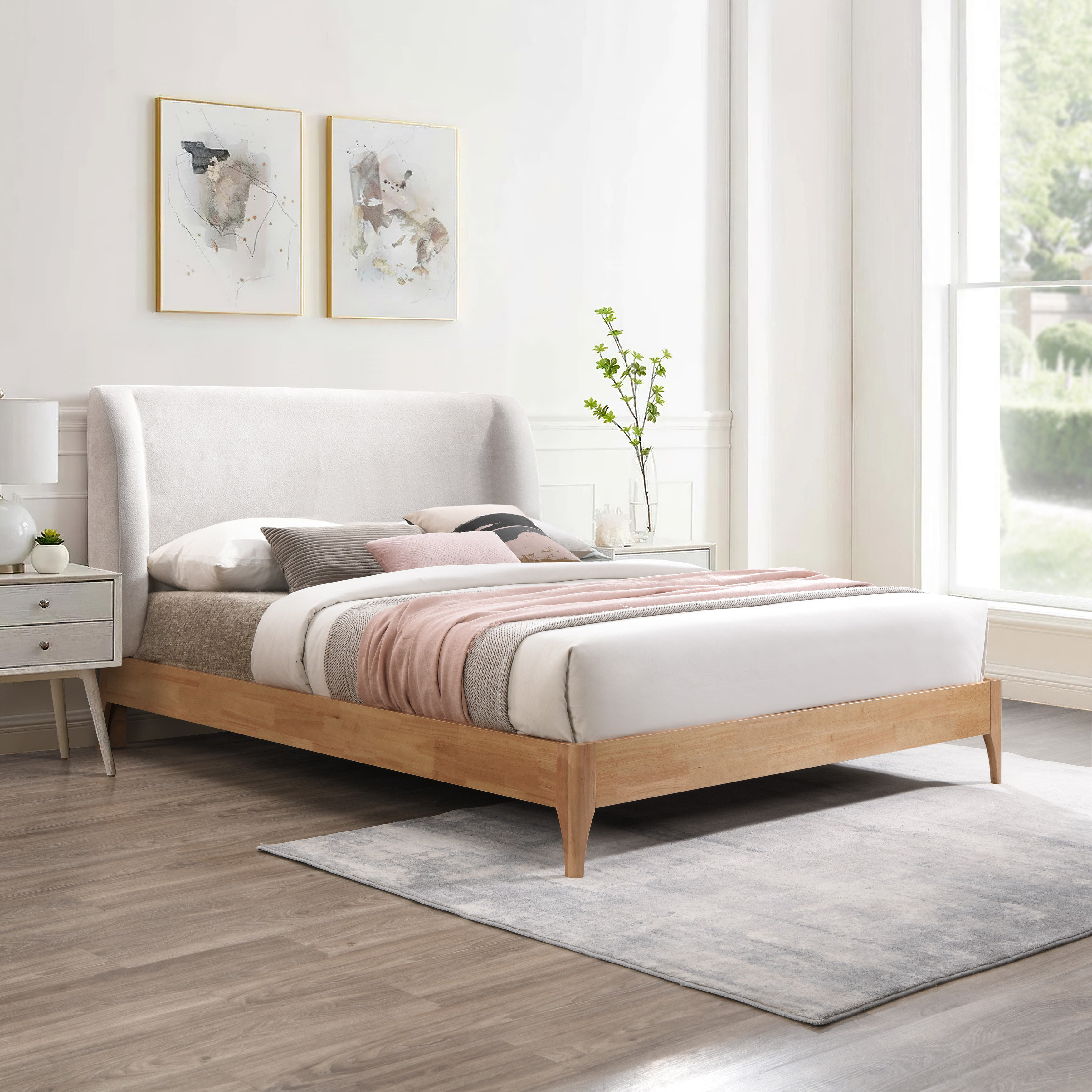 Latitude Run® Kahler Upholstered Bed & Reviews | Wayfair