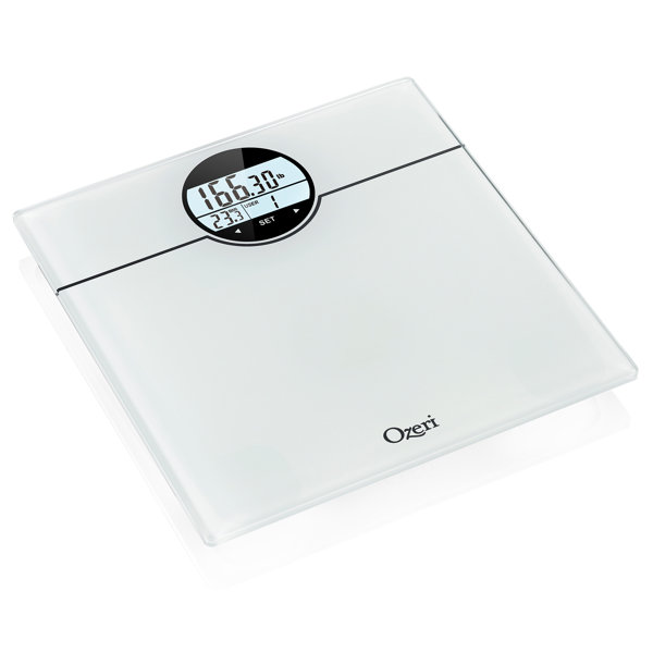 Ozeri WeightMaster 440 lbs Body Weight Scale with BMI, BMR and 50 gram ...