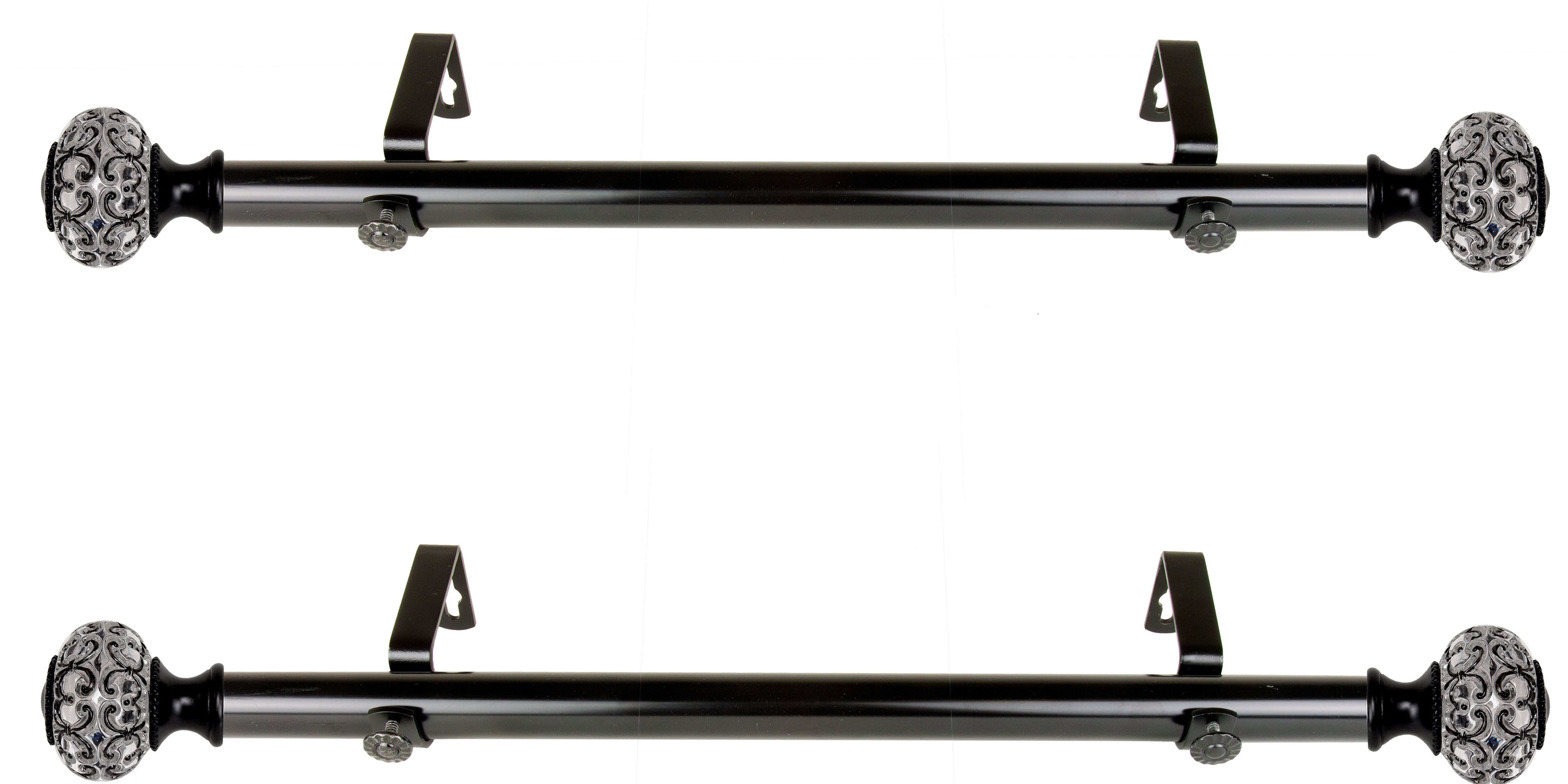 Everly Quinn Elsie Side Single Curtain Rod | Wayfair