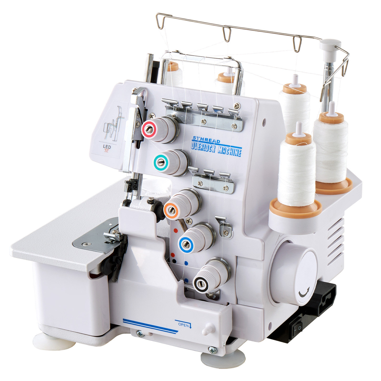 Stellweilan Tessberg Serger Overlock Sewing Machine, 1250 Stitches Per ...
