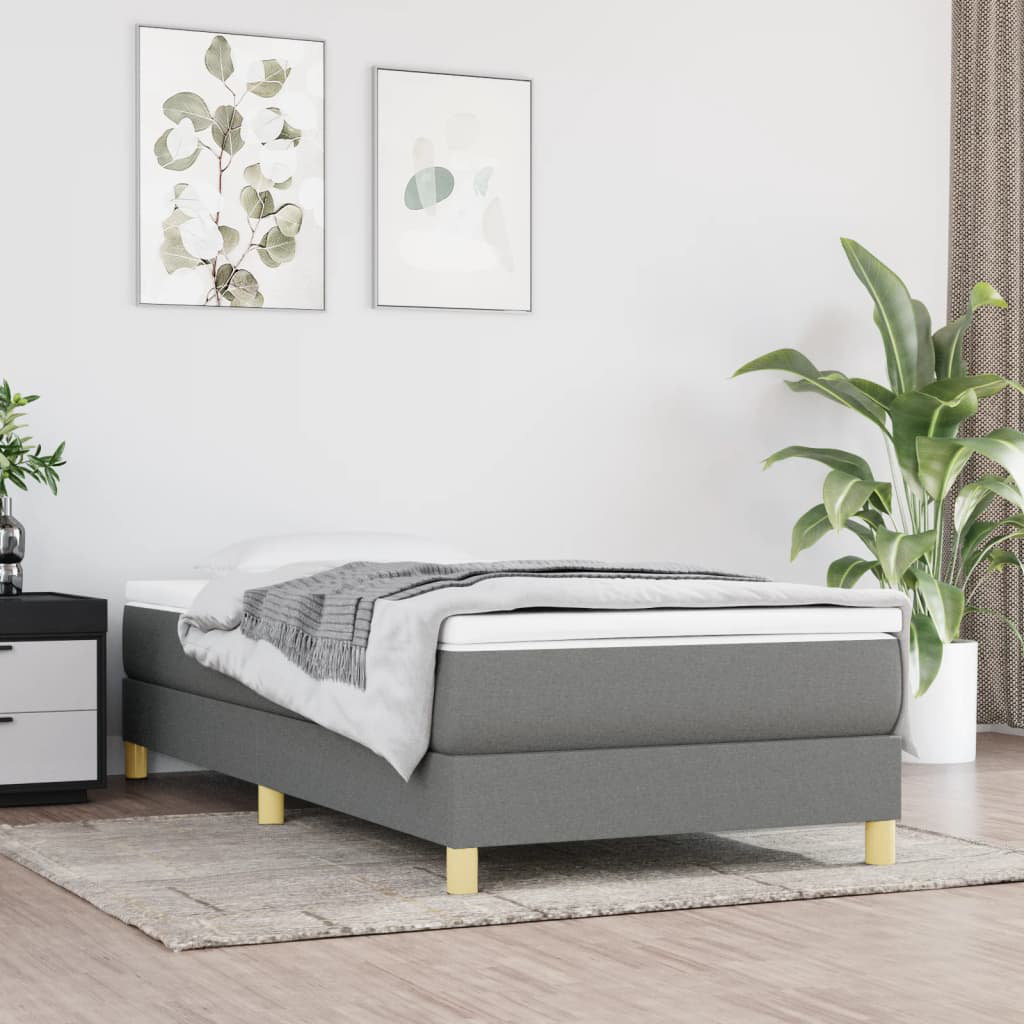 Latitude Run® Requan Box Spring Bed Base Platform Bed Frame with ...