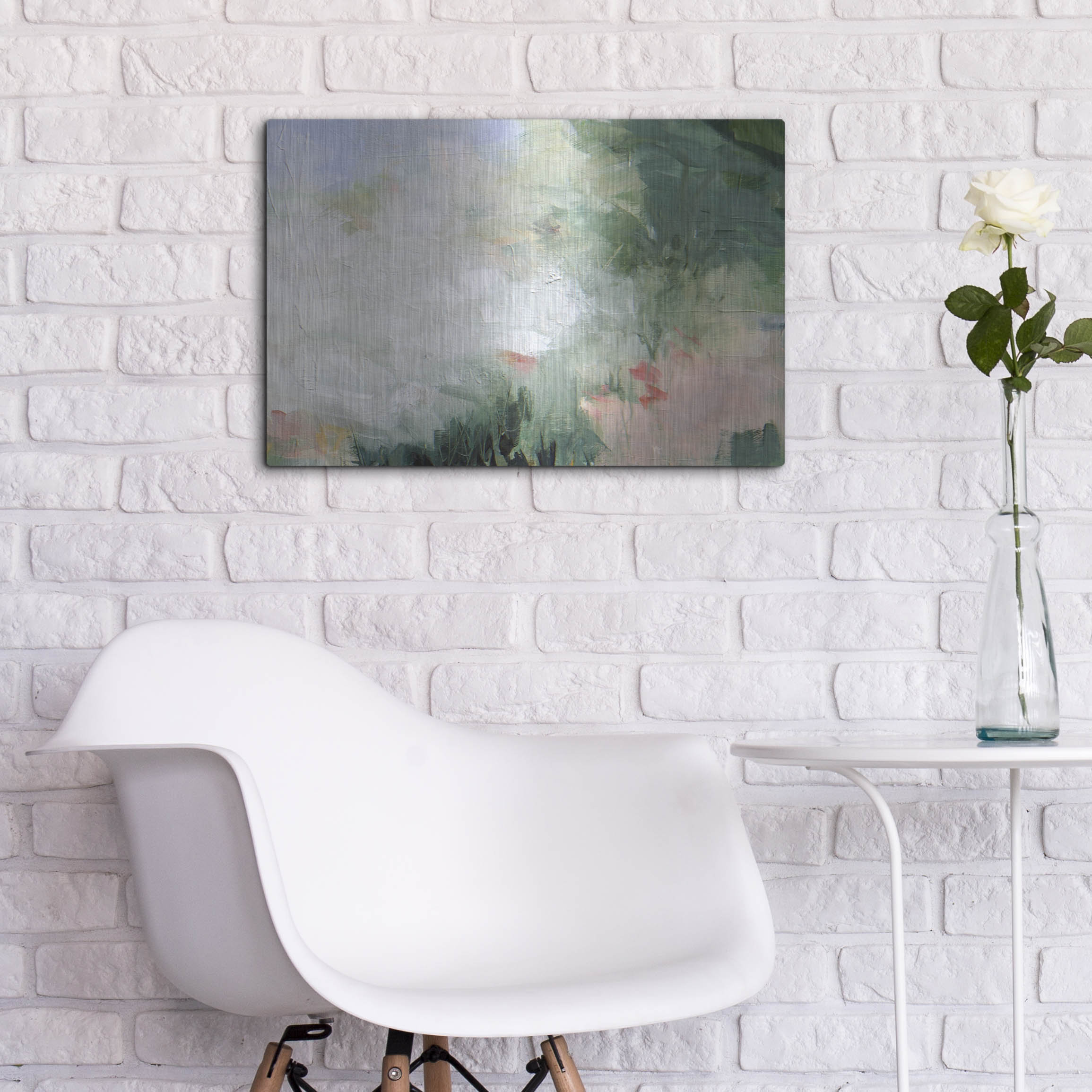 Latitude Run® 'Morning Mist No. 2' by Karen Hale Metal Wall Art | Wayfair