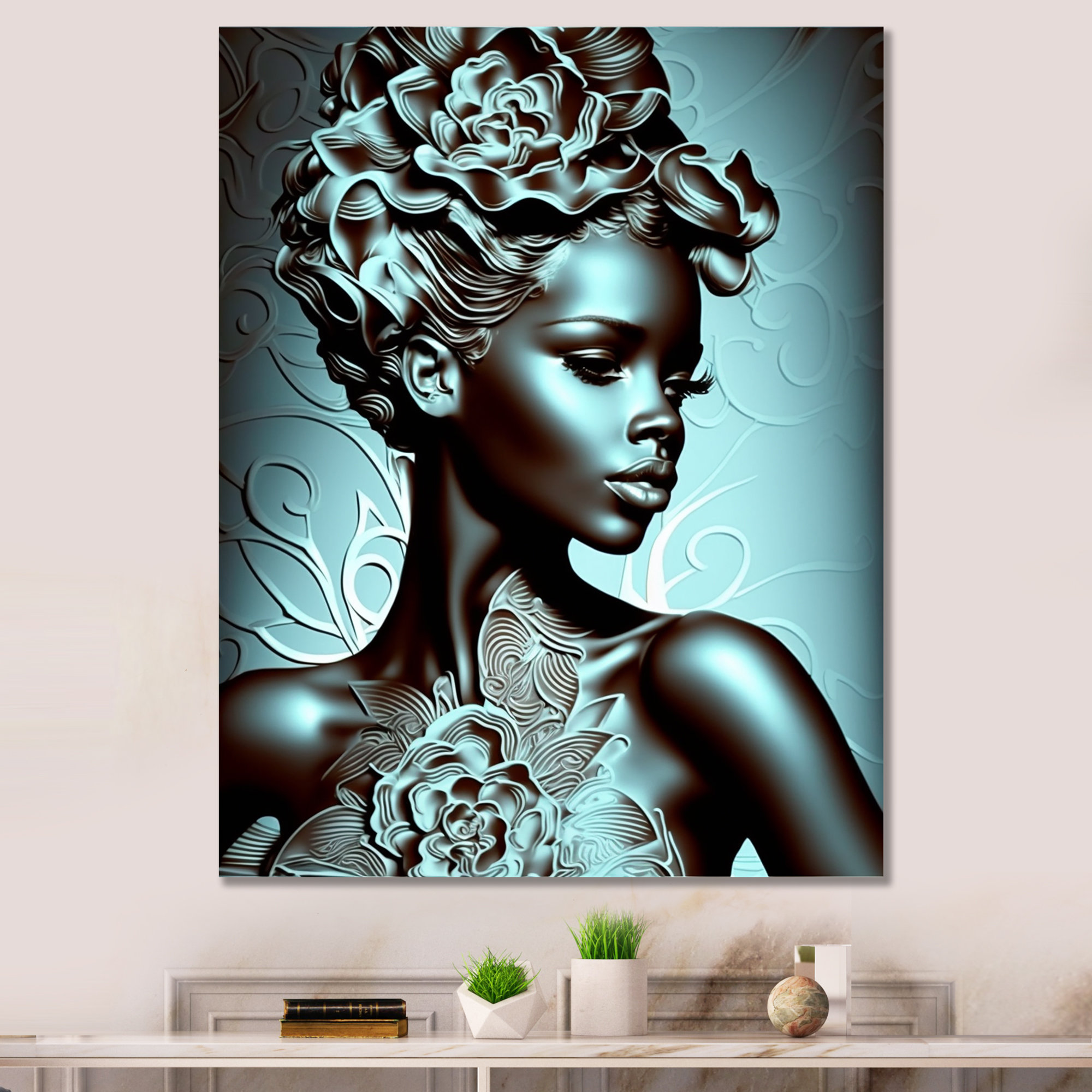 House of Hampton® Vintage High Fashion African American Model IV On ...