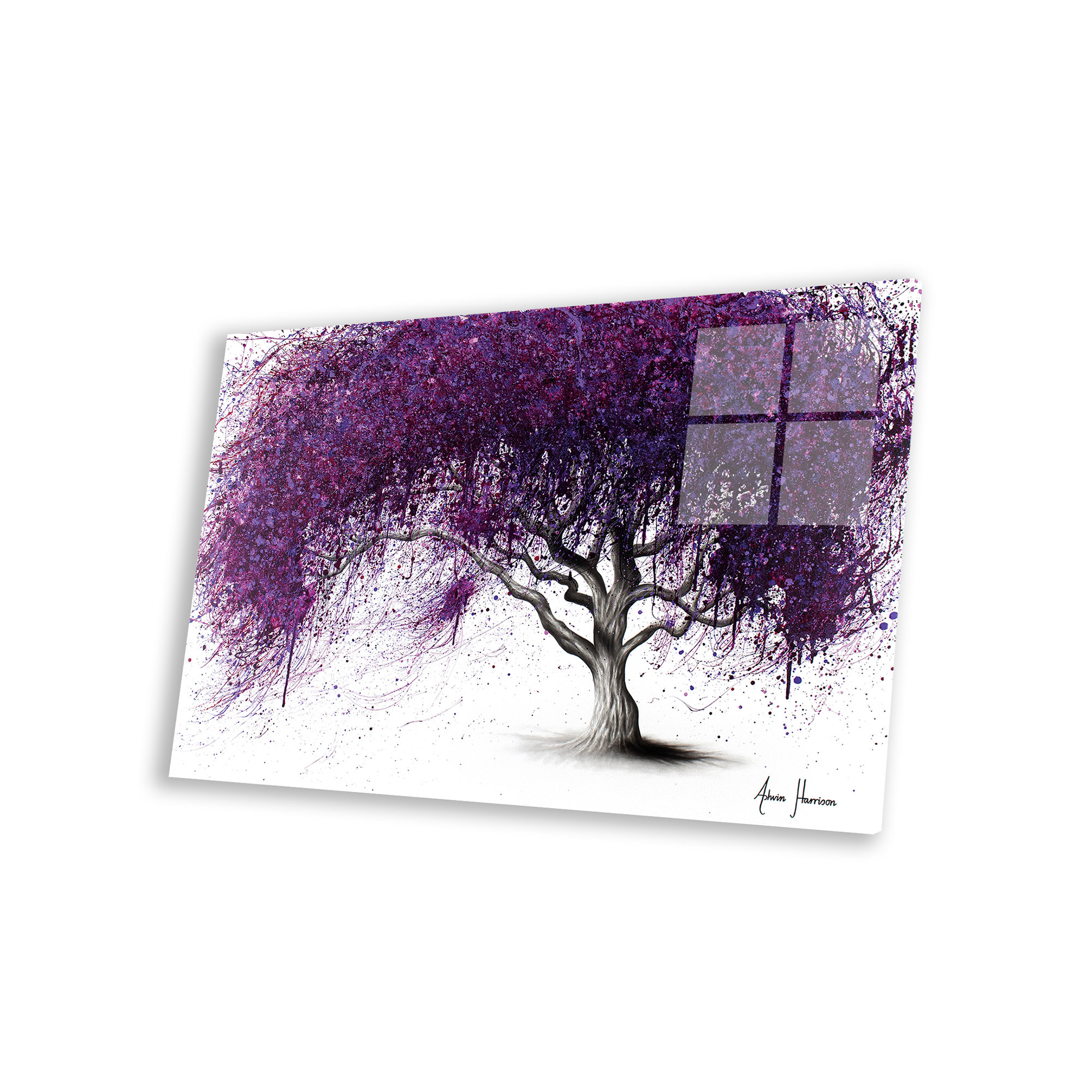 Winston Porter Violet Shadows On Plastic / Acrylic by Ashvin Harrison ...