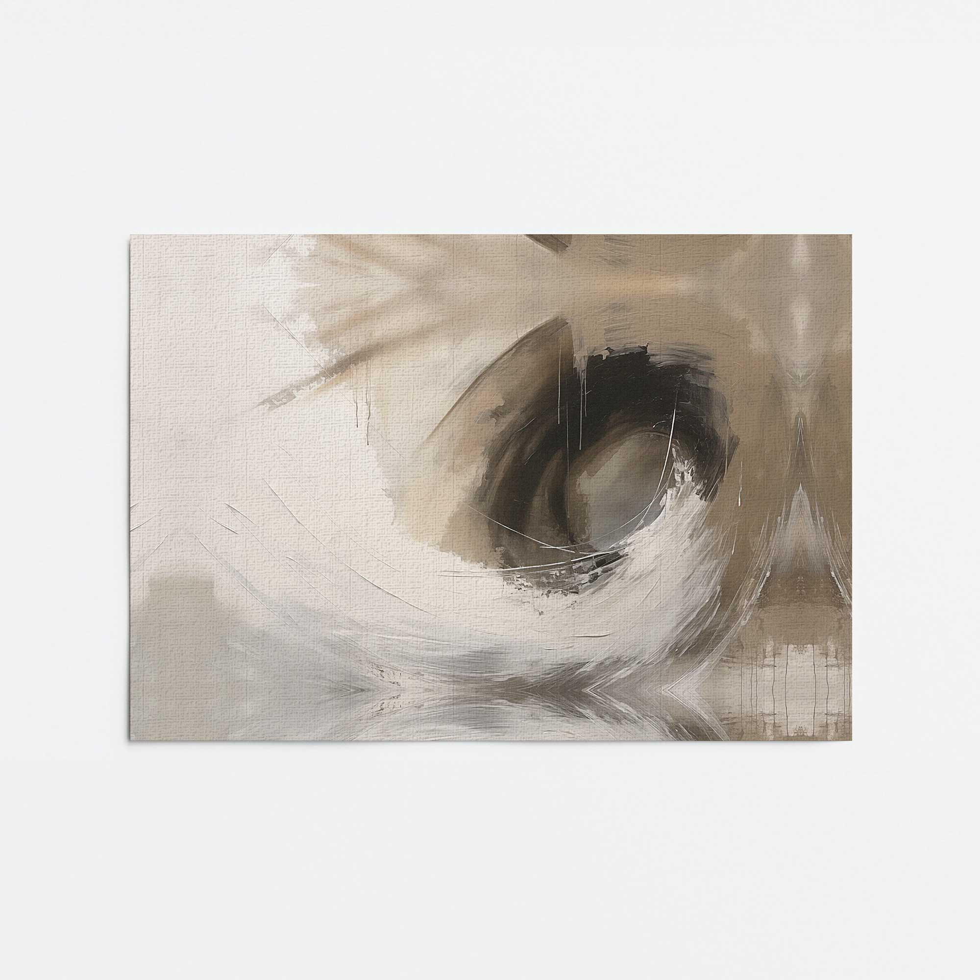 Latitude Run® Taupe Tornado Canvas Print | Wayfair