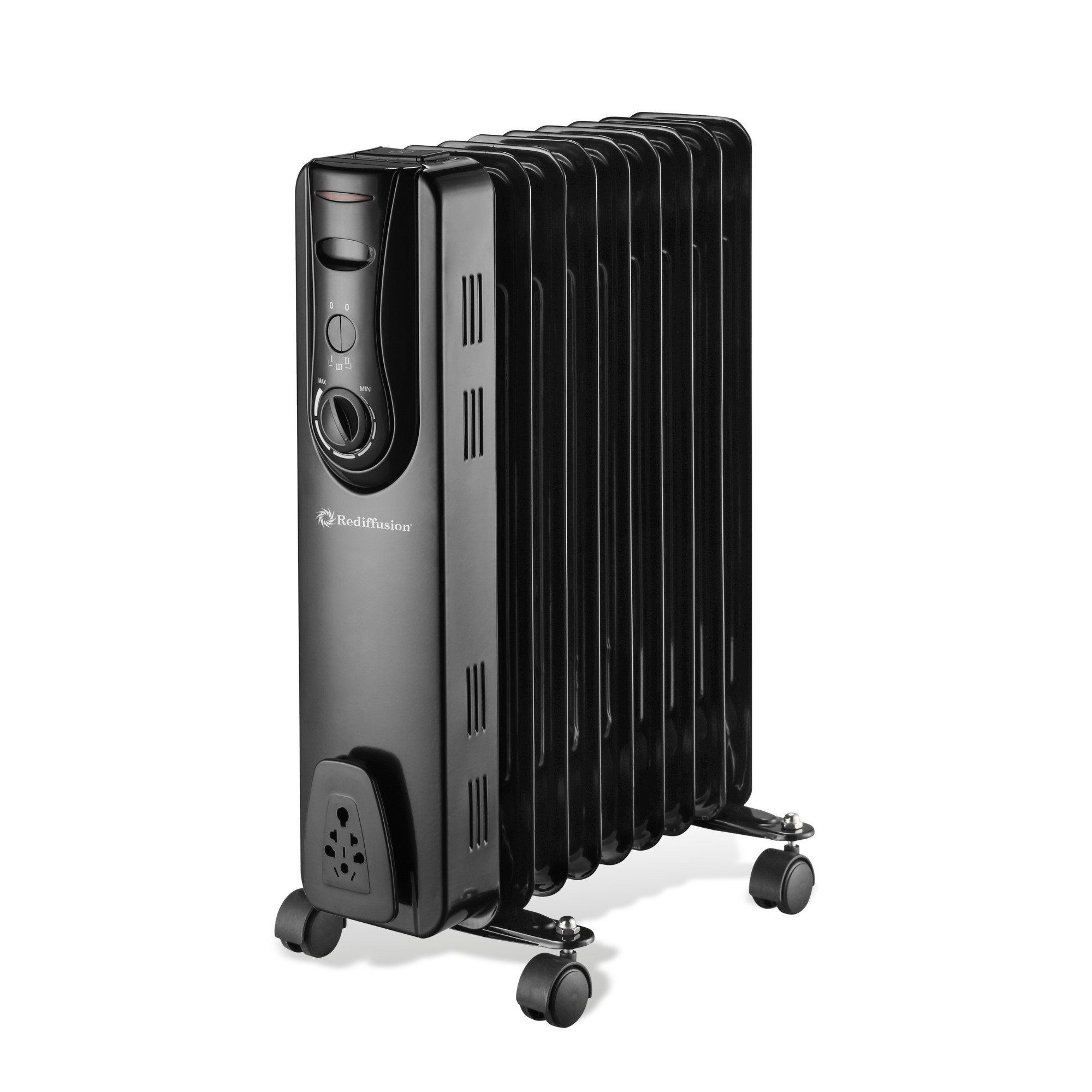 Rediffusion Vintage 2000w 9 Fin Oil Filled Radiator | Wayfair.co.uk