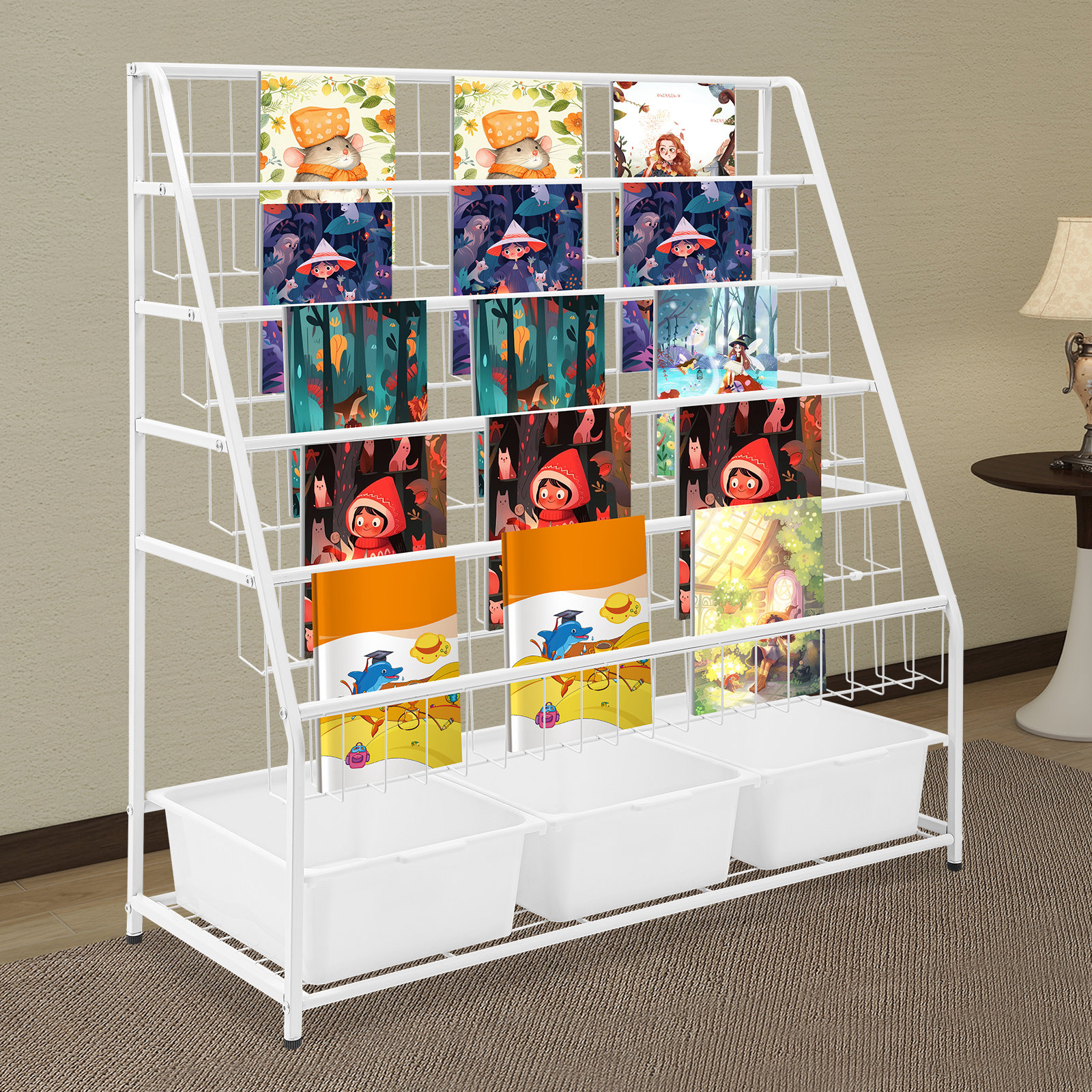 Isabelle & Max™ Book Display Rack | Wayfair