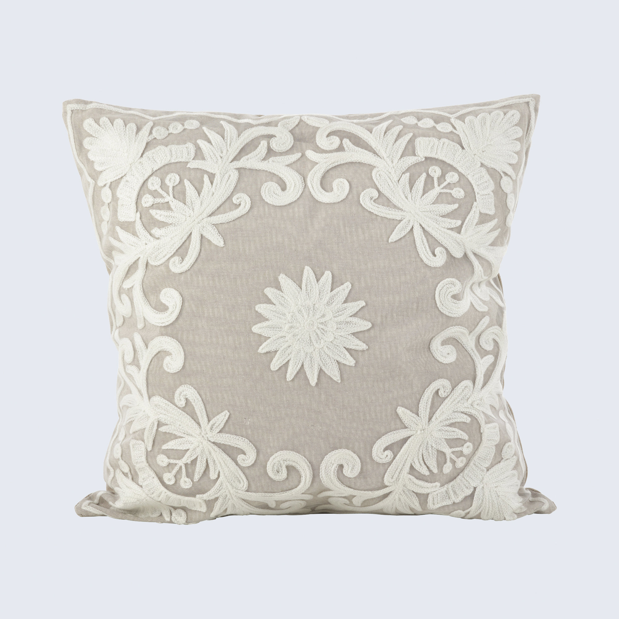 Kelly Clarkson Home Wells Cotton Floral Throw Pillow & Reviews | Wayfair