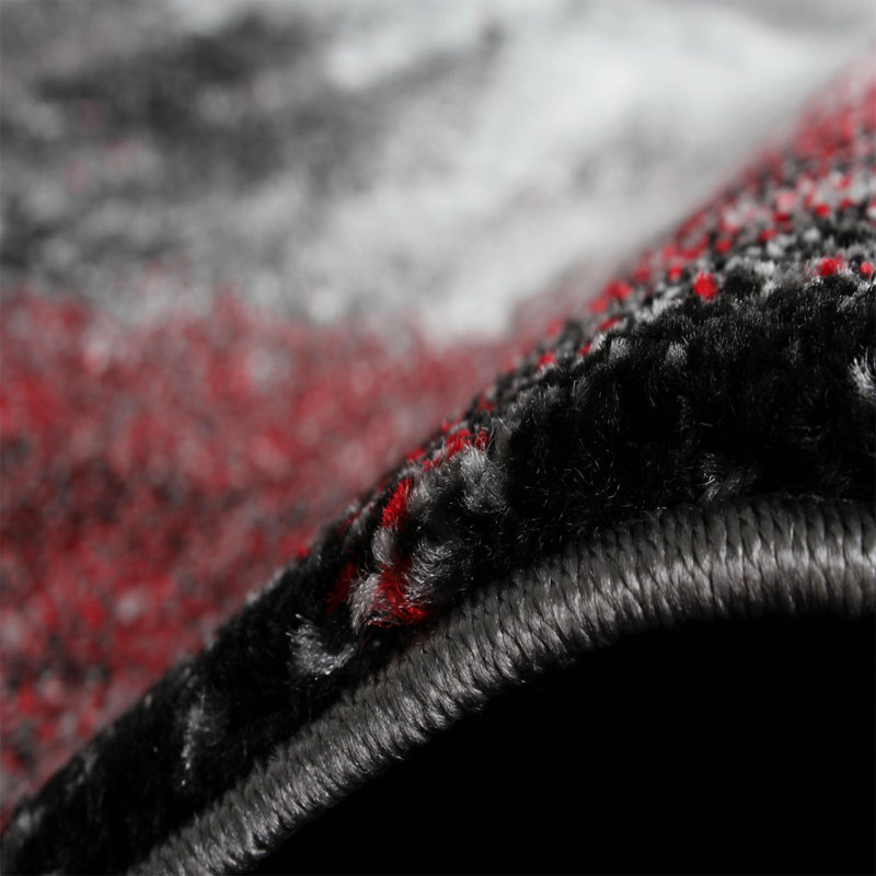 Trent Austin Design® Artful Designer Rug In Mottled Grey Red Cream ...