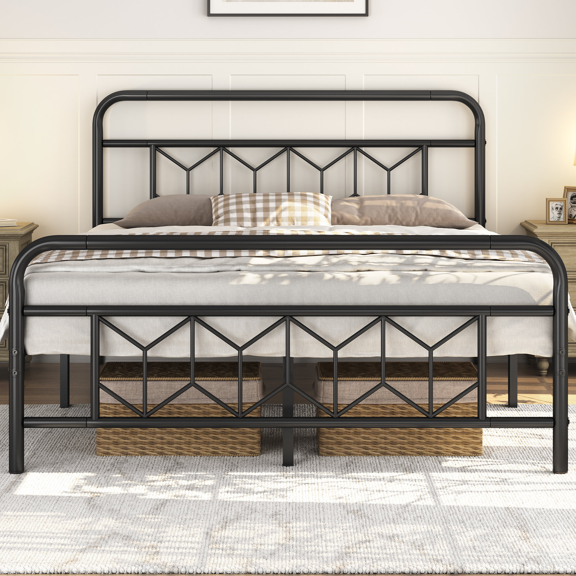 old fashioned metal bed frames