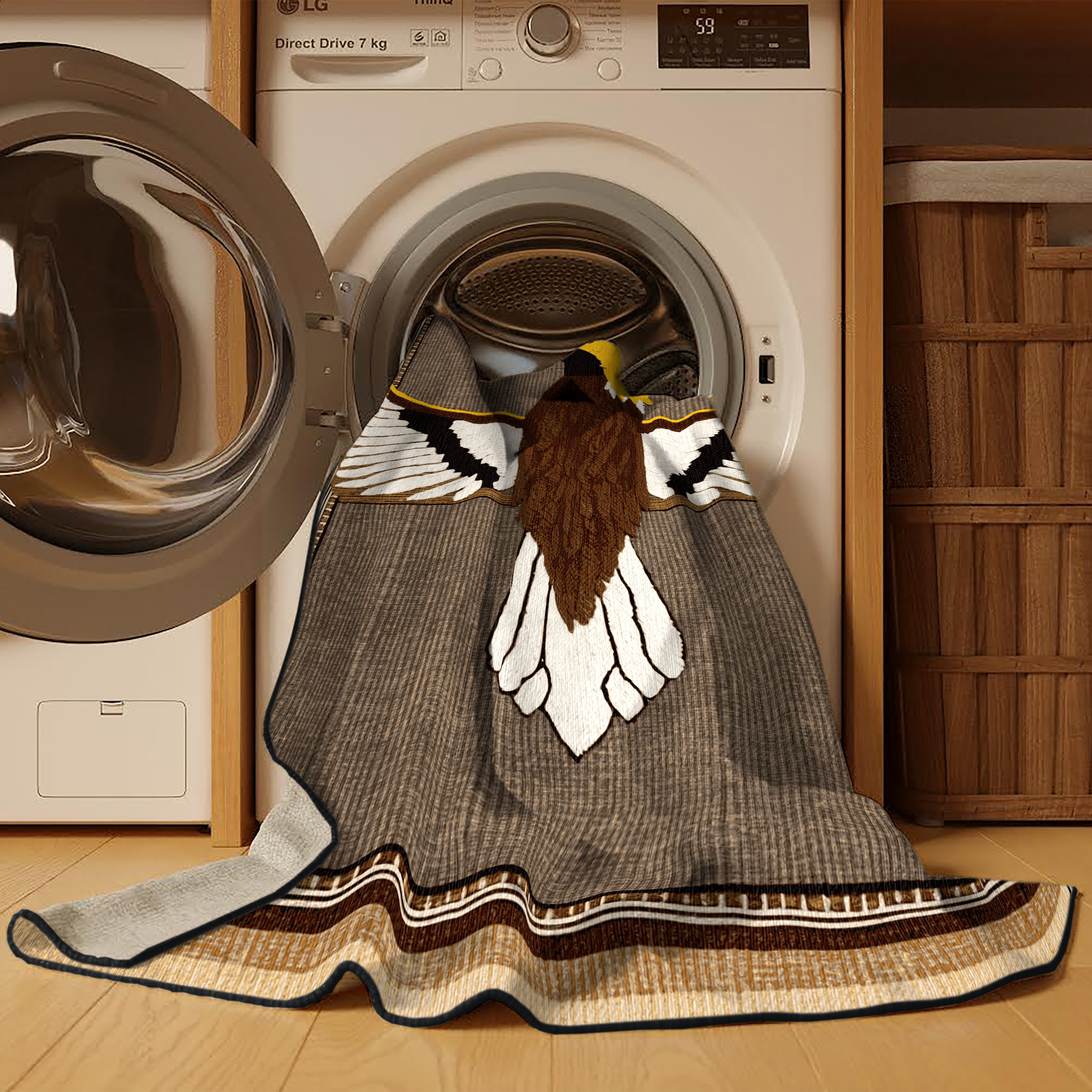 Rosecliff Heights Washable Common Myna Birds Area Rug | Wayfair