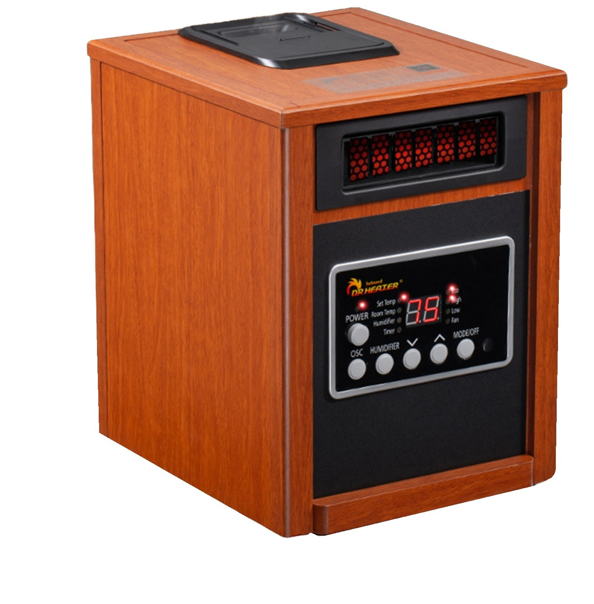 DR. INFRARED HEATER DR998, 1500W, Advanced Dual Heating System with ...