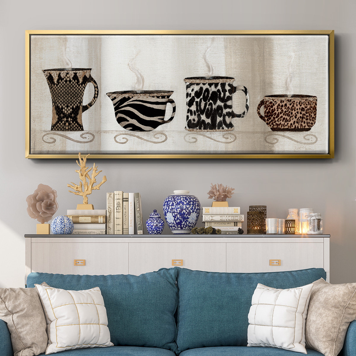 Red Barrel Studio® Coffee Skins II- Framed Canvas | Wayfair