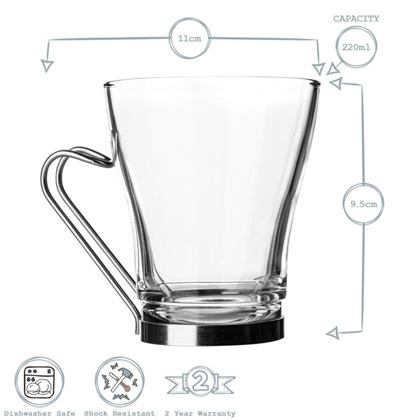 Bormioli Rocco Tempered Glass Cappuccino Cup | Wayfair.co.uk