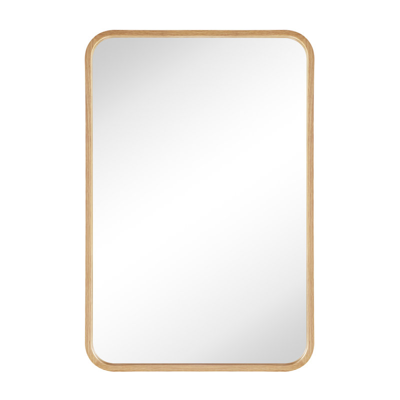 Latitude Run® Itzary Solid Wood Framed Rectangle Wall Mirror | Wayfair