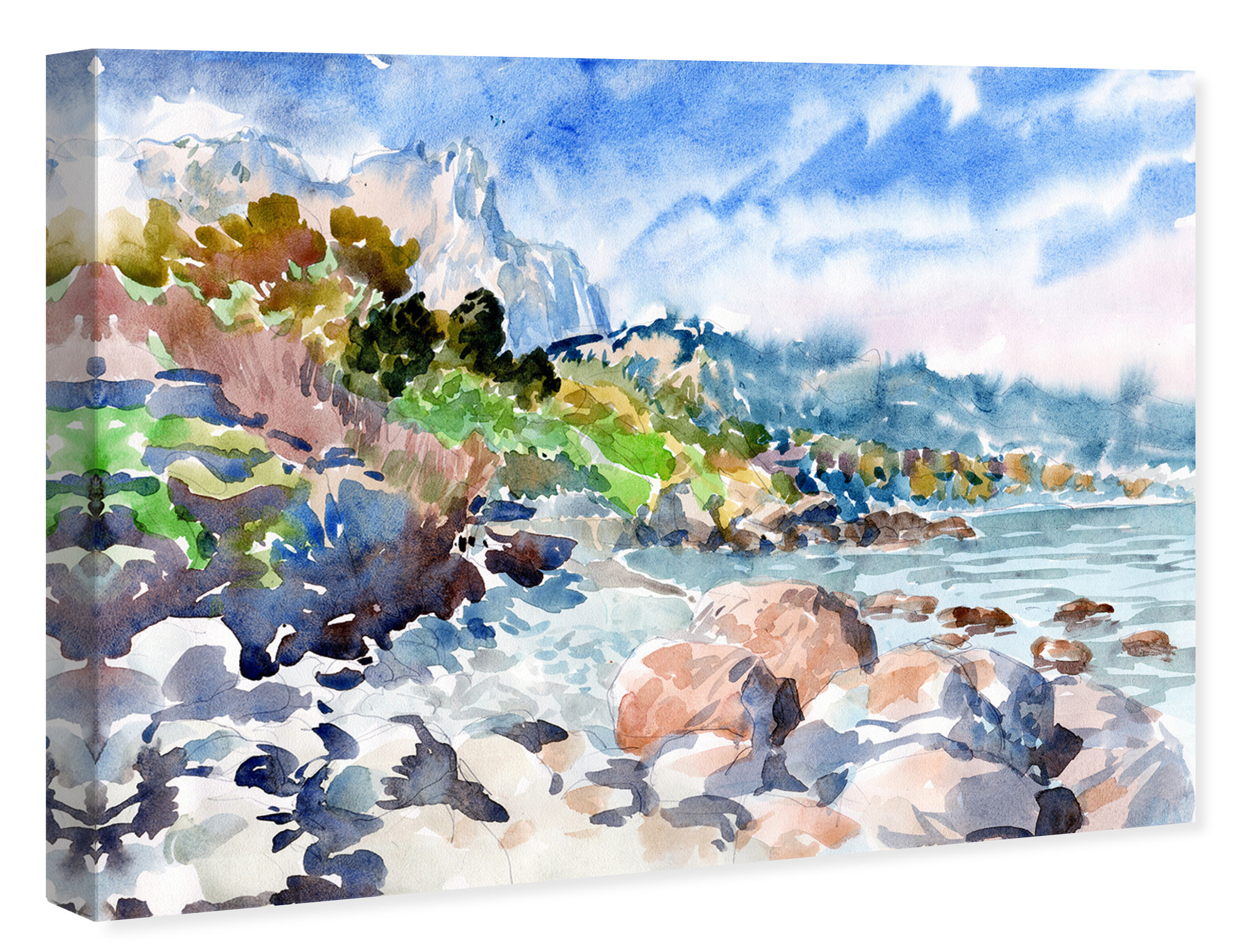 Art Remedy Nautical and Coastal Beach Side - Painting Print - Wayfair ...