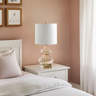 Wade Logan® Ayube Ellipse Curved Gourd Glass Table Lamp & Reviews | Wayfair