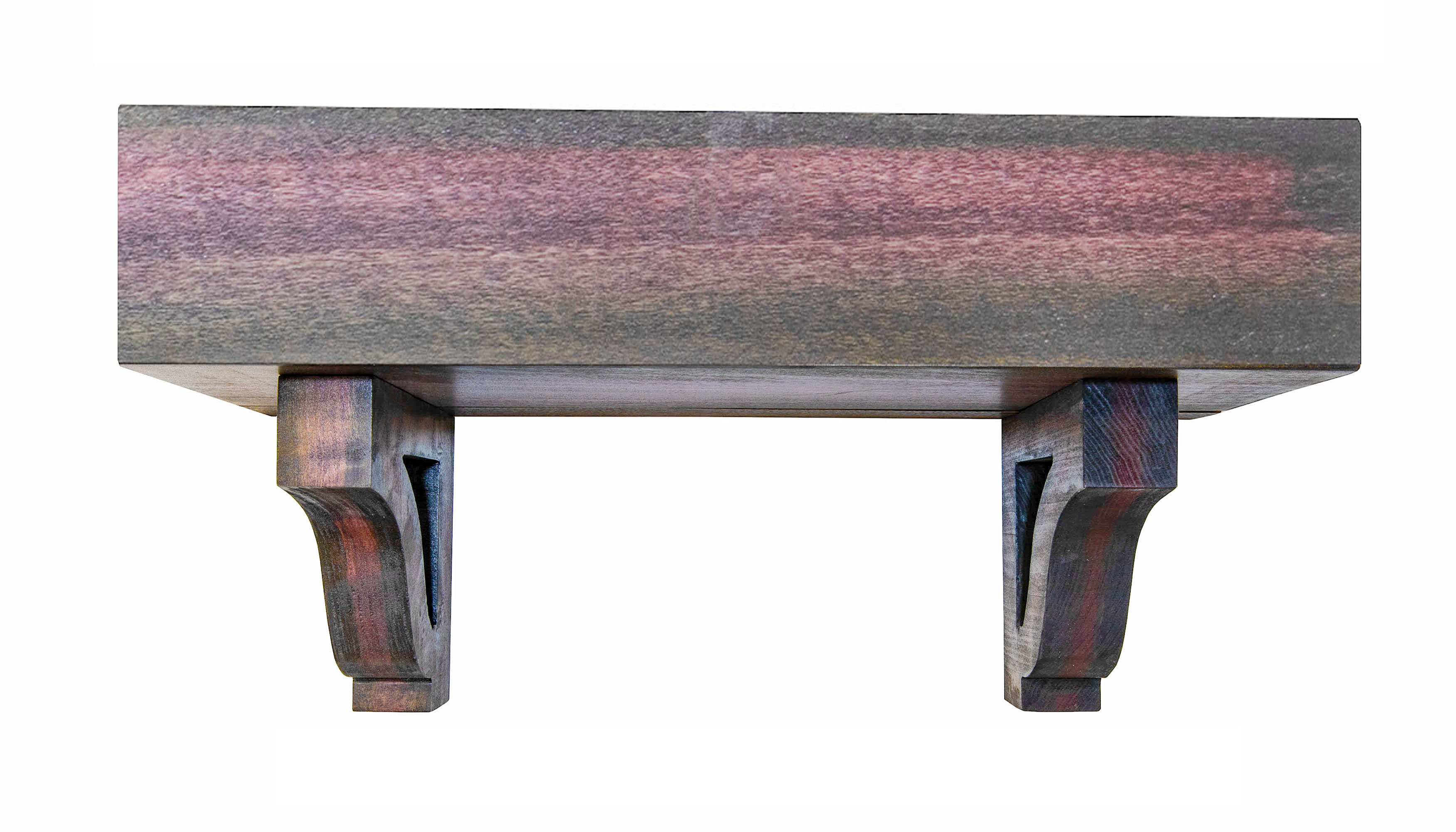 Wildon Home® Rayne Poplar Floating Shelves W/Corbels | Wayfair