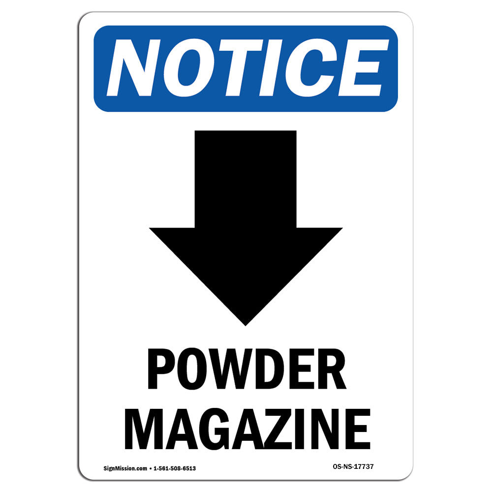 SignMission Powder Magazine Sign with Symbol | Wayfair