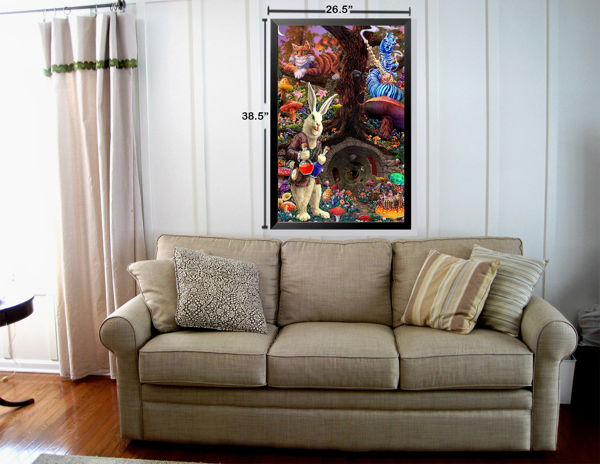 Buy Art For Less 'Down the Rabbit Hole - Alice's Adventures in ...