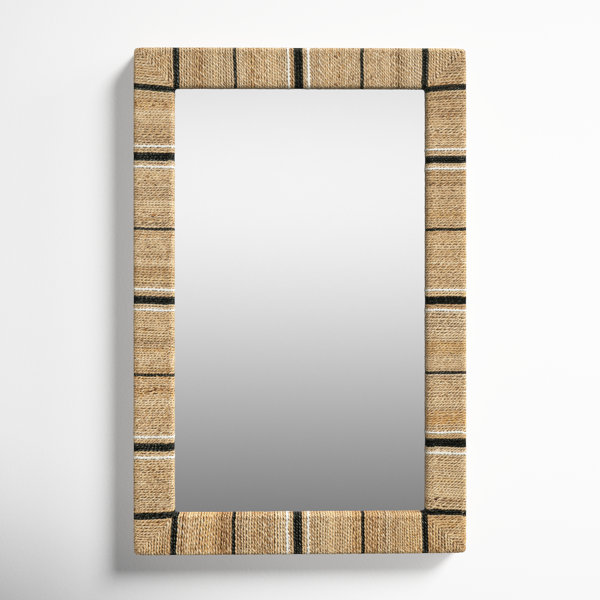 Birch Lane™ Windy Seagrass Rectangular Accent Mirror & Reviews | Wayfair
