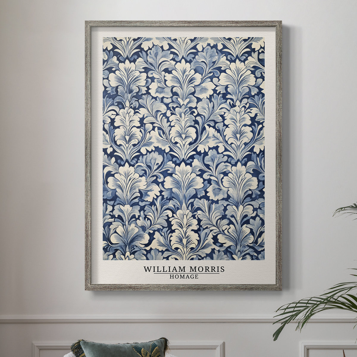 Astoria Grand WM MORRIS Series DCLXIX Framed Print - Solid Wood | Wayfair