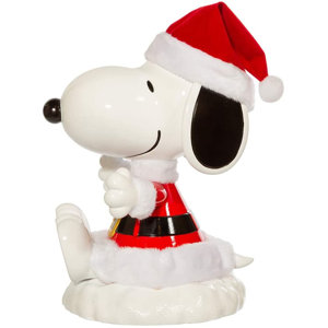 Kurt Adler Peanuts Santa Snoopy Tree Topper | Wayfair
