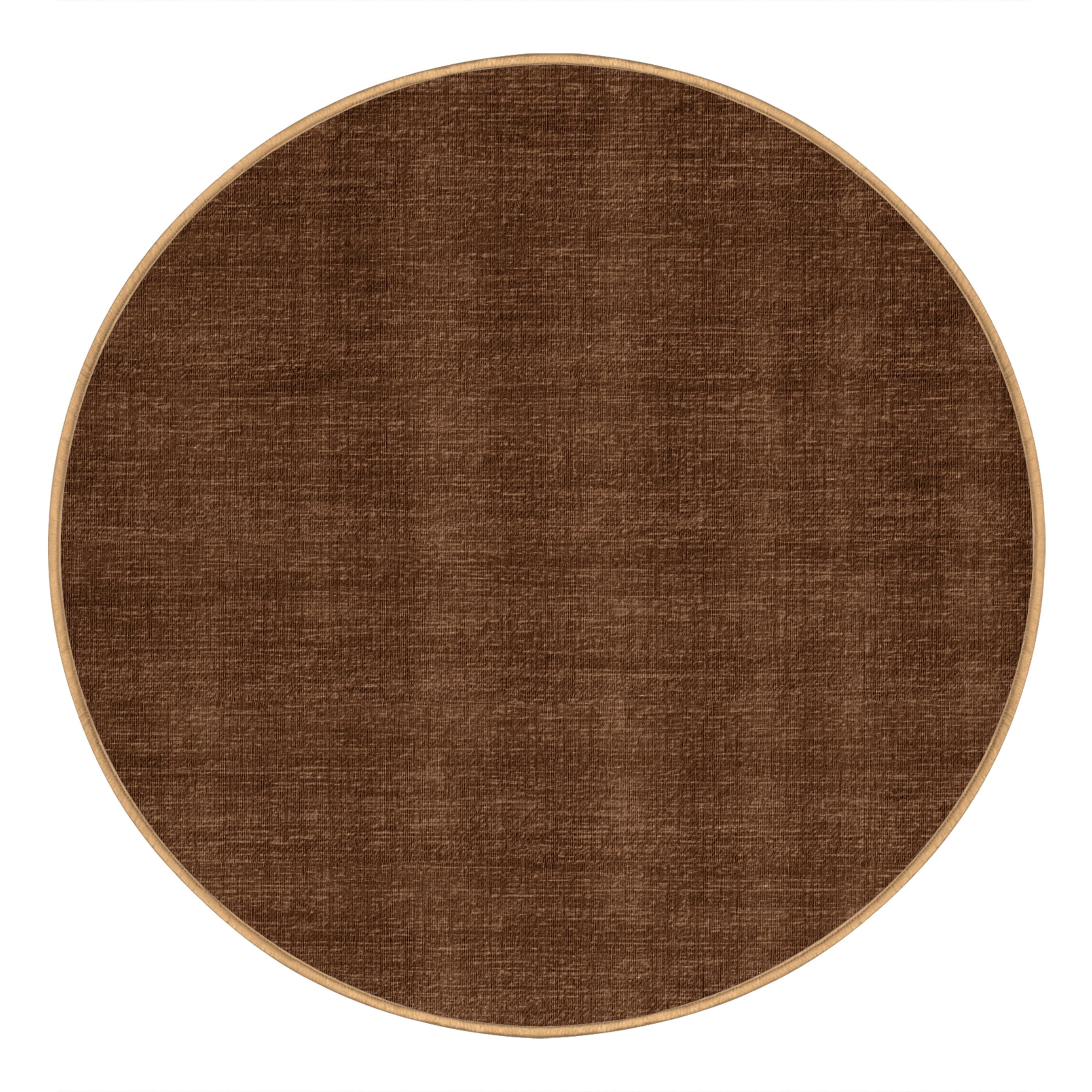 Hokku Designs Machine Washable Solid Brown Area Rug | Wayfair