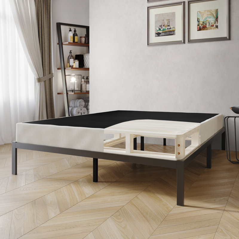 Alwyn Home Nickalls 4.93" Wood Box Spring & Reviews | Wayfair