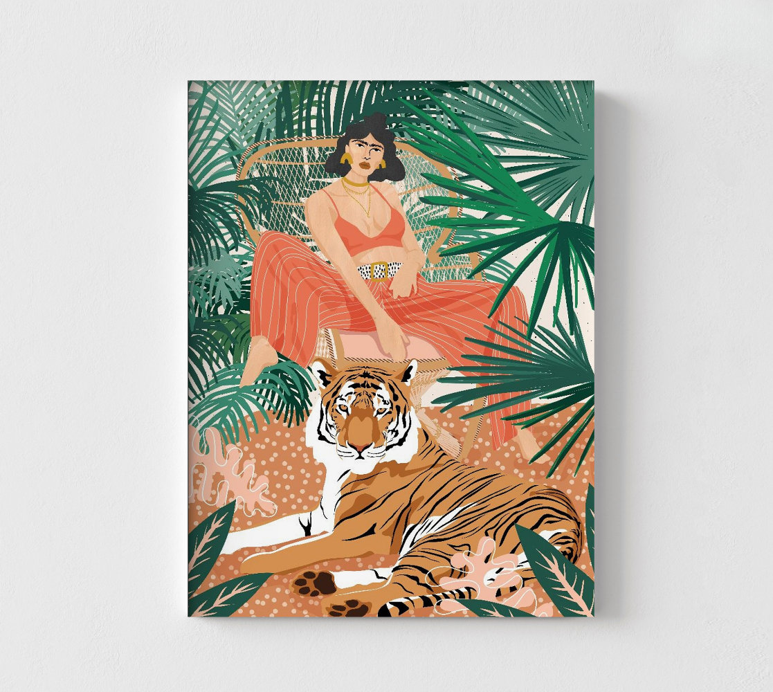 WeFrameArt Easy Tiger By Urban Road, Boss Babe Concrete Jungle Office ...