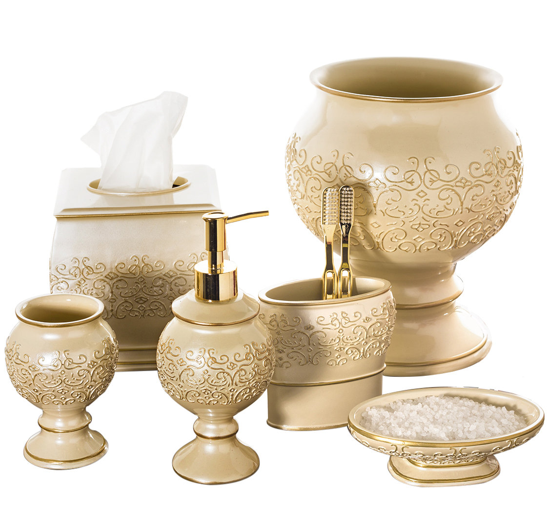 Creative Scents Shannon 6 Piece Bathroom Accessory Set & Reviews | Wayfair