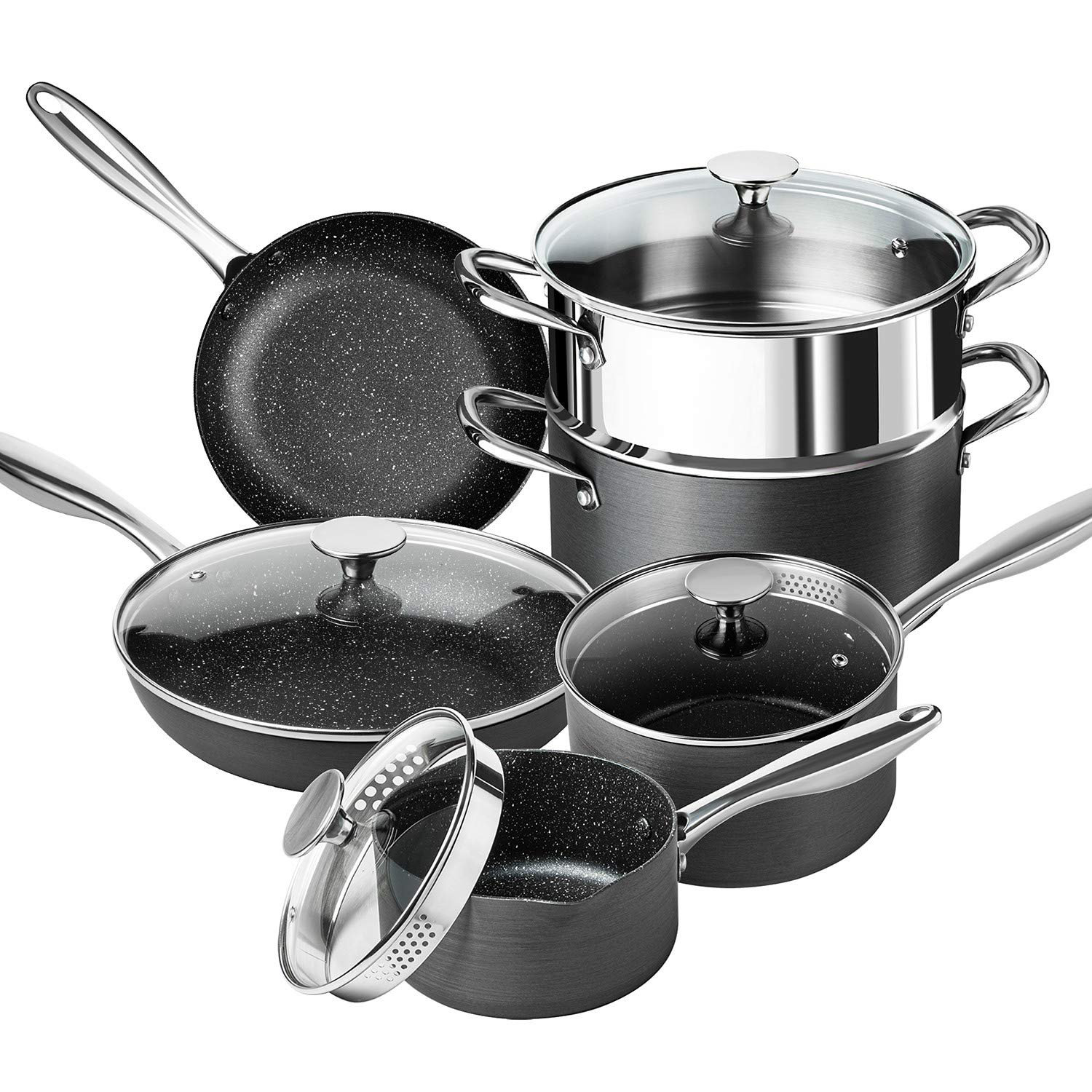 MICHELANGELO 10 - Piece Cookware Set | Wayfair