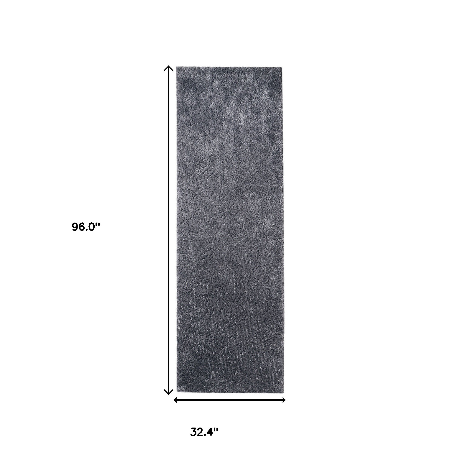 Latitude Run® Grey Distressed Shag Runner Area Rug - Wayfair Canada