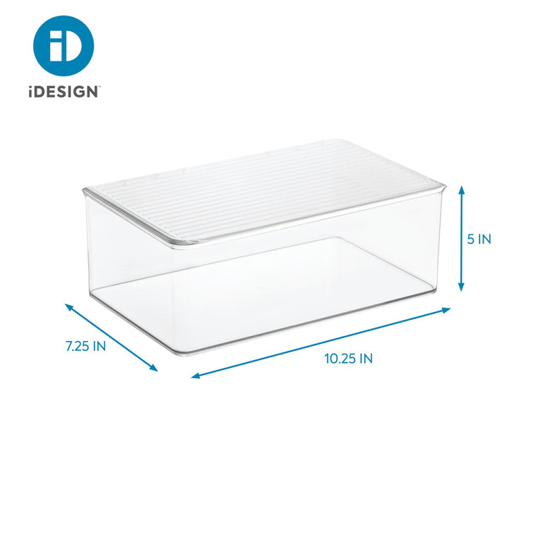 iDesign Clarity Plastic 2 Compartment Organizer - Wayfair Canada