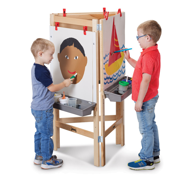 Jonti-Craft® 3 Way Adjustable Easel | Wayfair