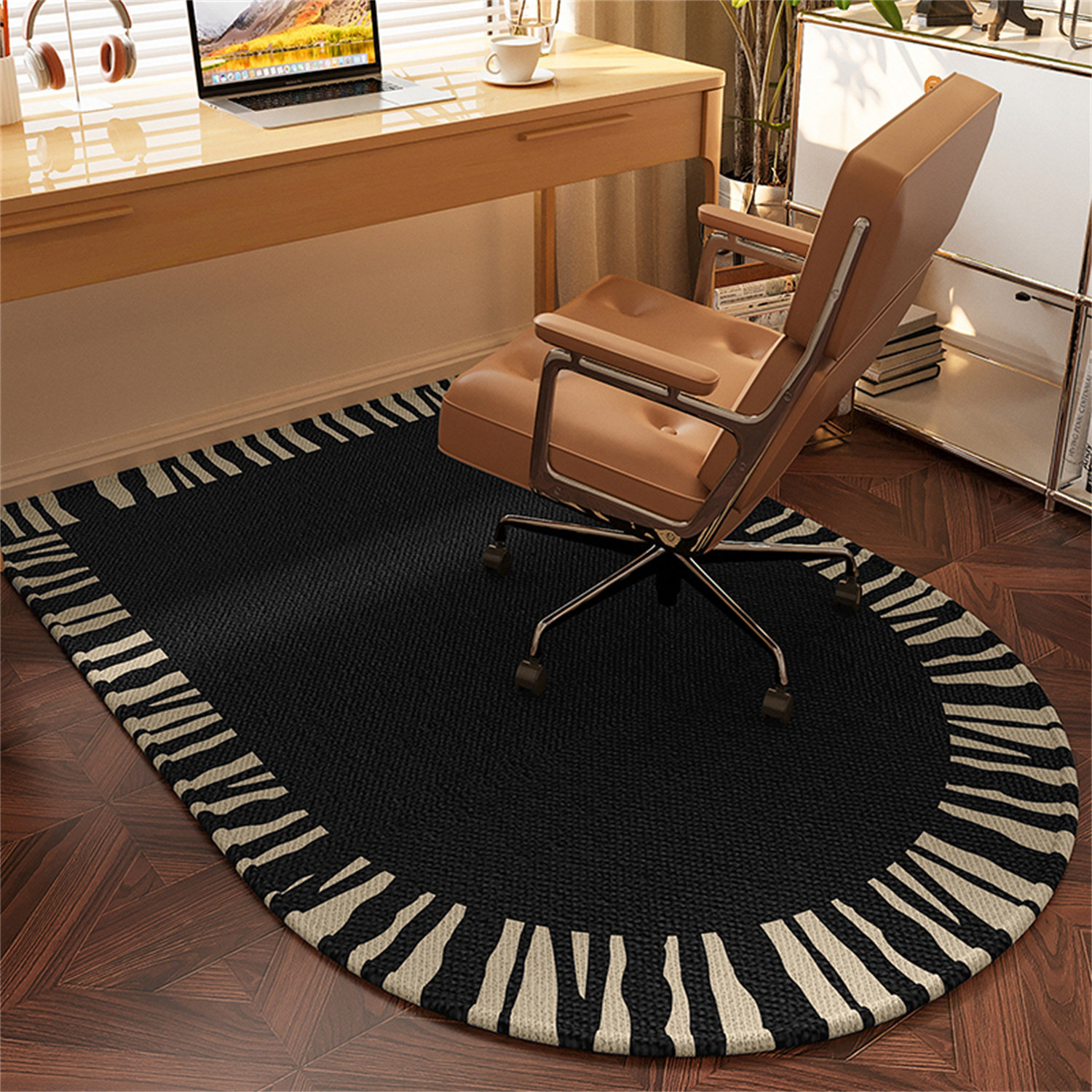 JINXI Study Room Carpet - Desk Chair Mat, High-End Bedroom Wood Floor ...