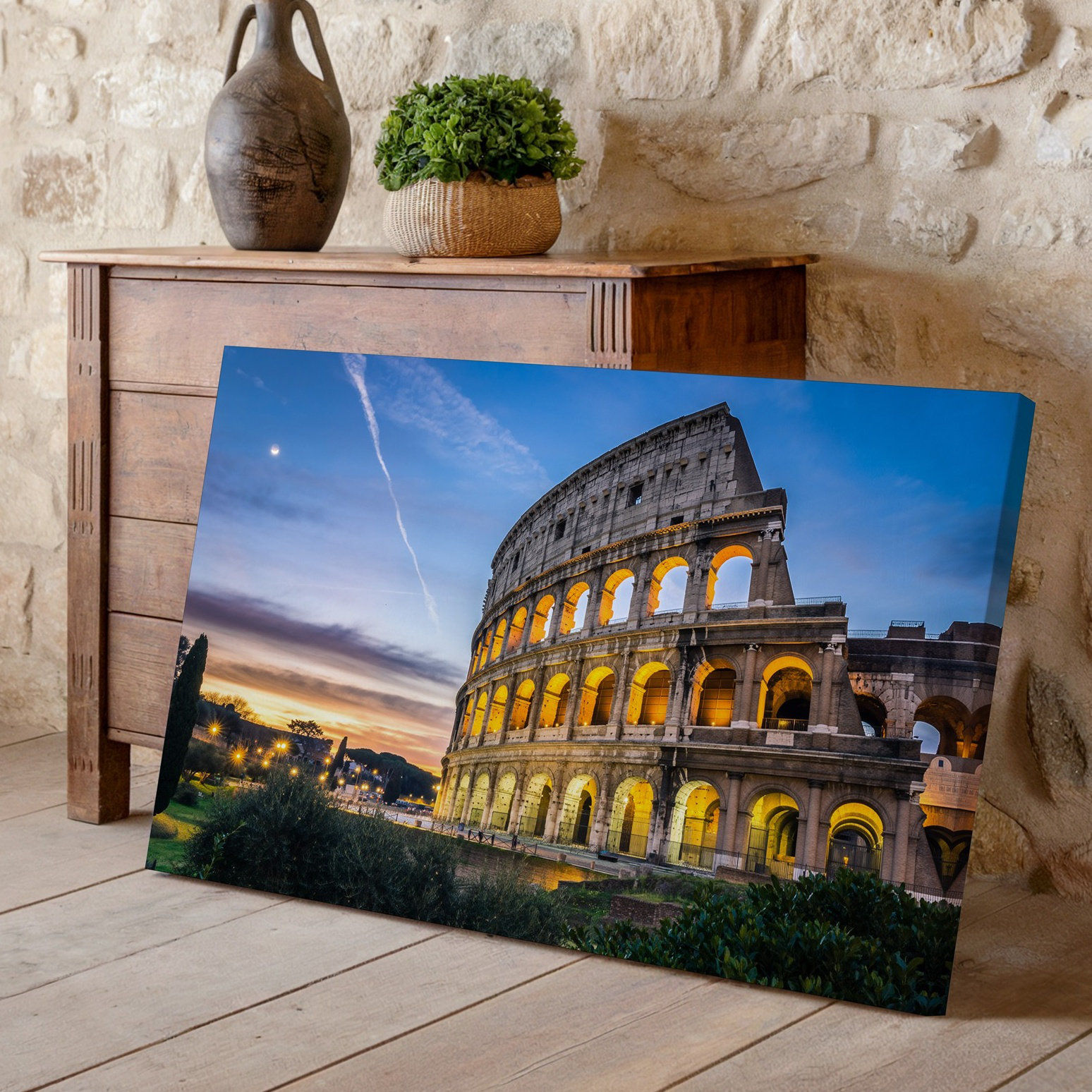 Winston Porter Canvas A Majestic View Of The Colosseum In Rome During ...